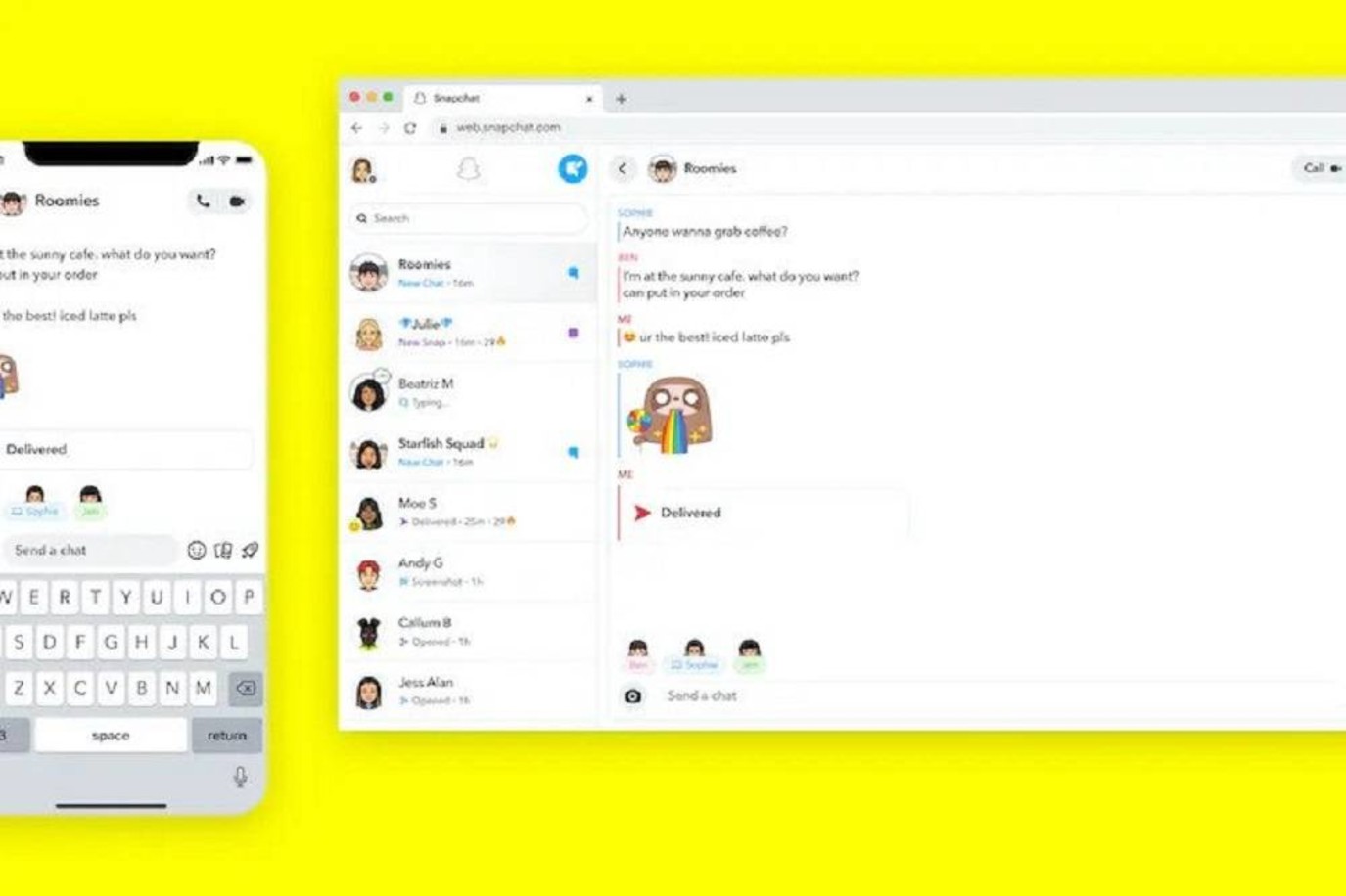 Snapchat تعلن عن إطلاق نسخة جديدة للويب متاحة للجميع | مجلة سيدتي
