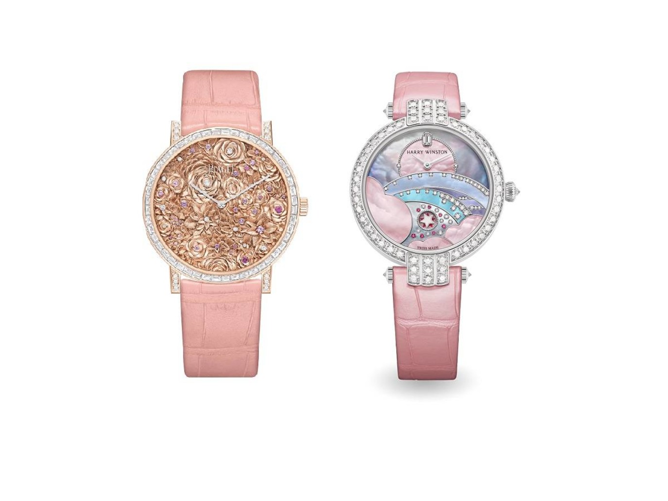 تزيني بساعات بسوار جلد وردي لإطلالة أنثوية ناعمة في شتاء 2023 | مجلة سيدتي