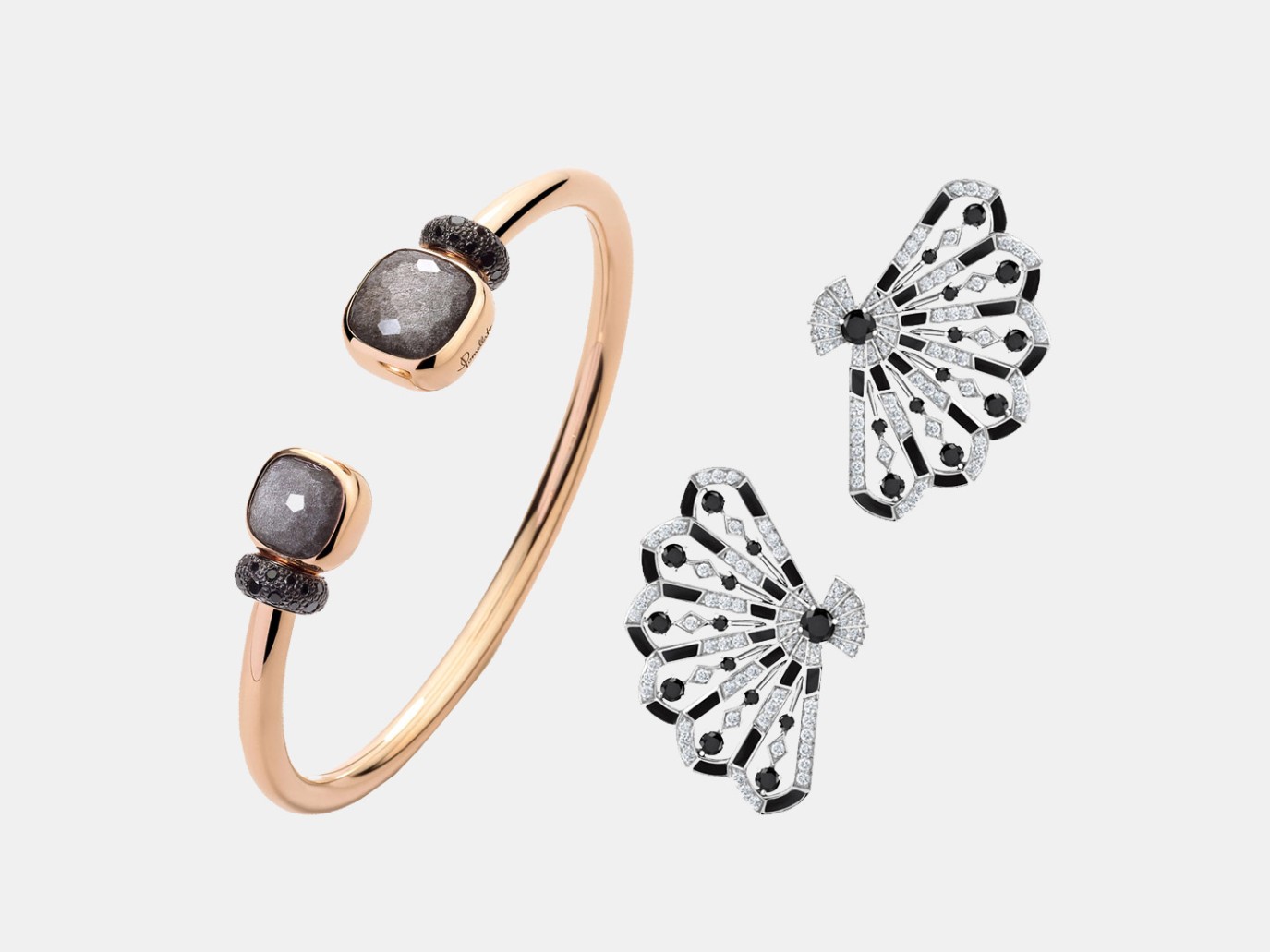 مجوهرات مرصعة بالحجر الأسود.. أناقة غامضة لخريف 2024 | مجلة سيدتي