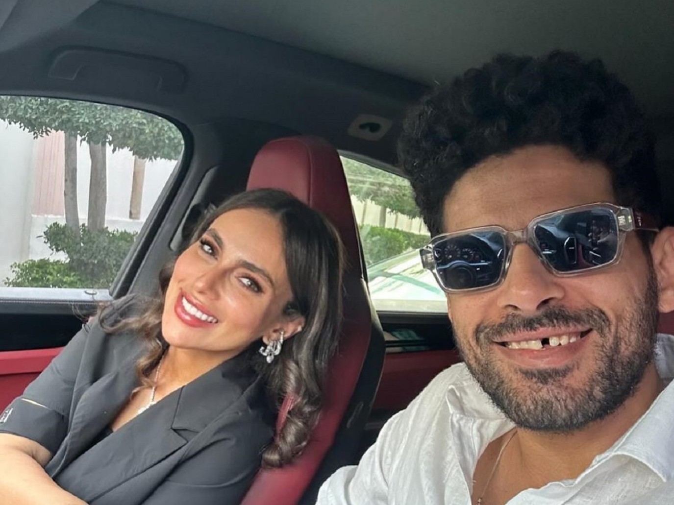 اسراء عبد الفتاح وحمدي الميرغني يحتفلان بالكريسماس في لبنان | مجلة سيدتي